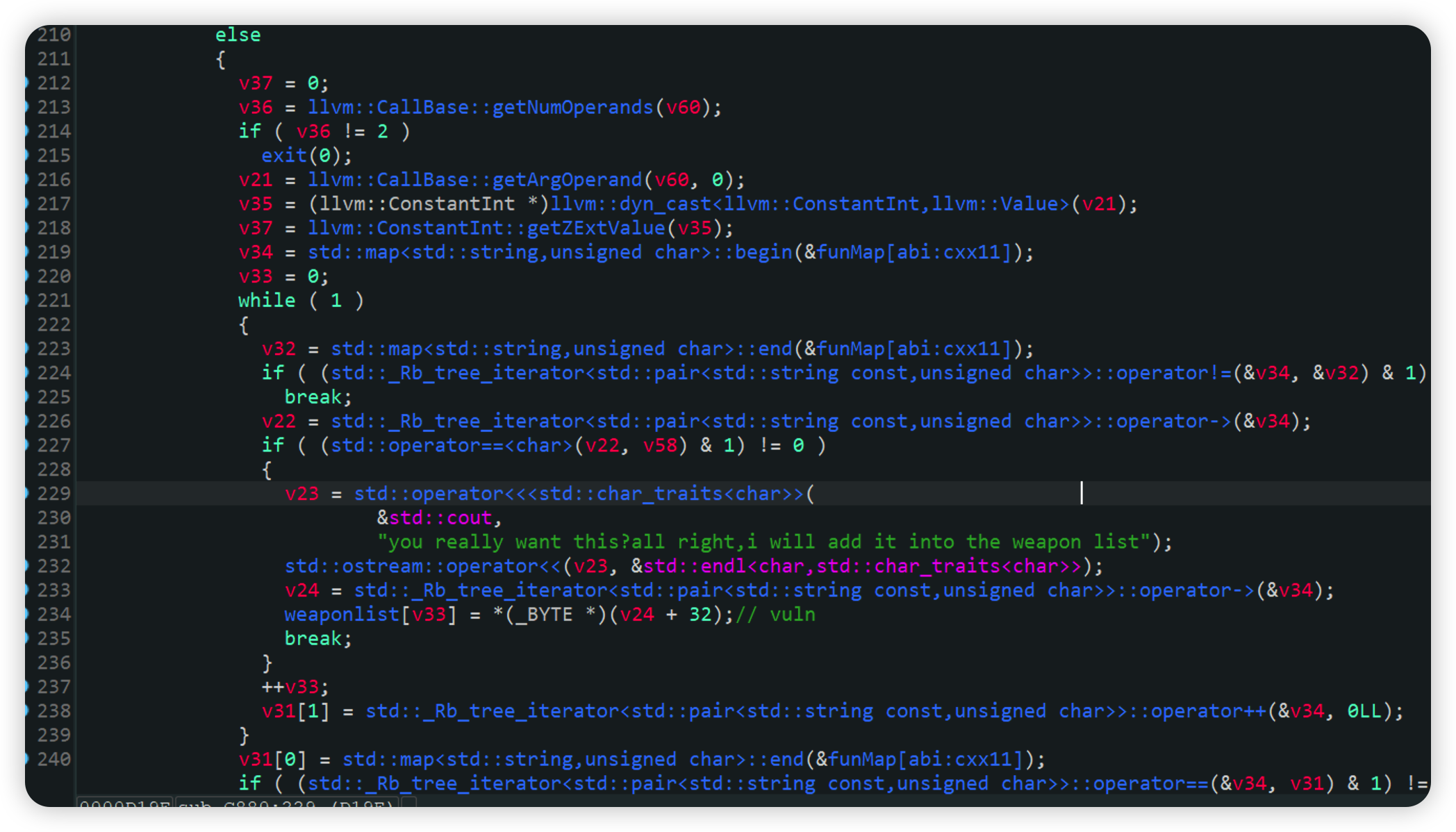 Llvm Pass Pwn 三